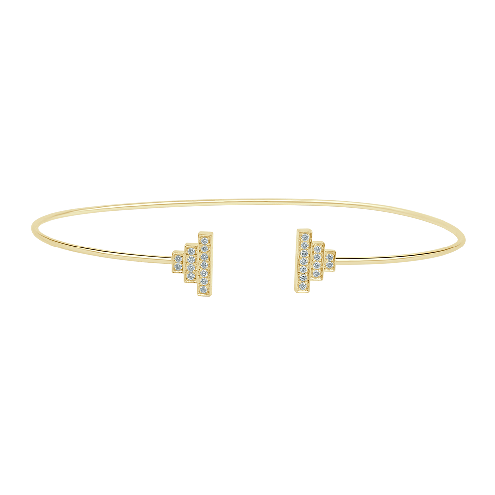 Shop Flex© Linear Diamond Bangle | La Marquise