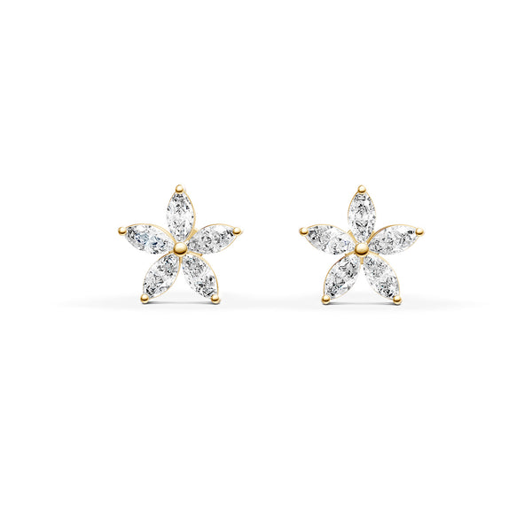 Shop Ava© Five Marquise Diamond Earrings | La Marquise